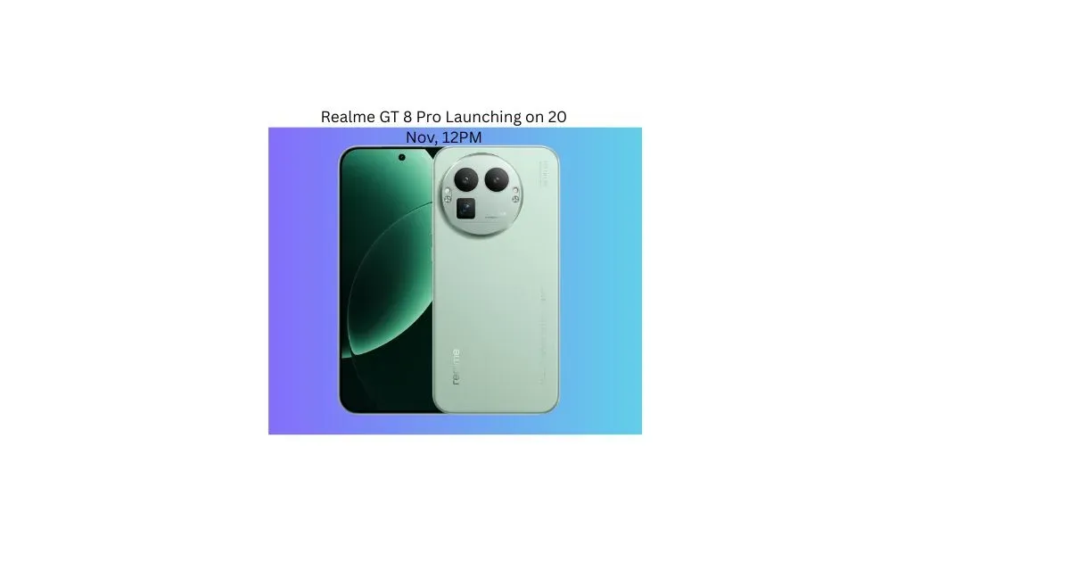 Realme GT 8 Pro Launch in India on 20 Nov – 200MP Camera